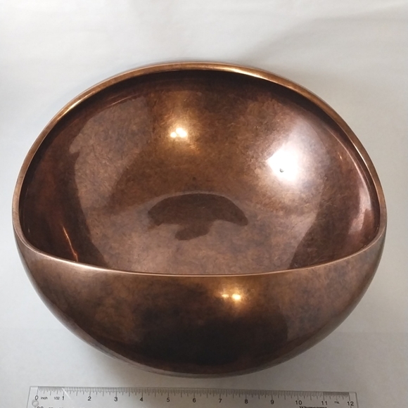 Nambe | Accents | Large Nambe Heritage Bronze Pebble Finish Bowl ...